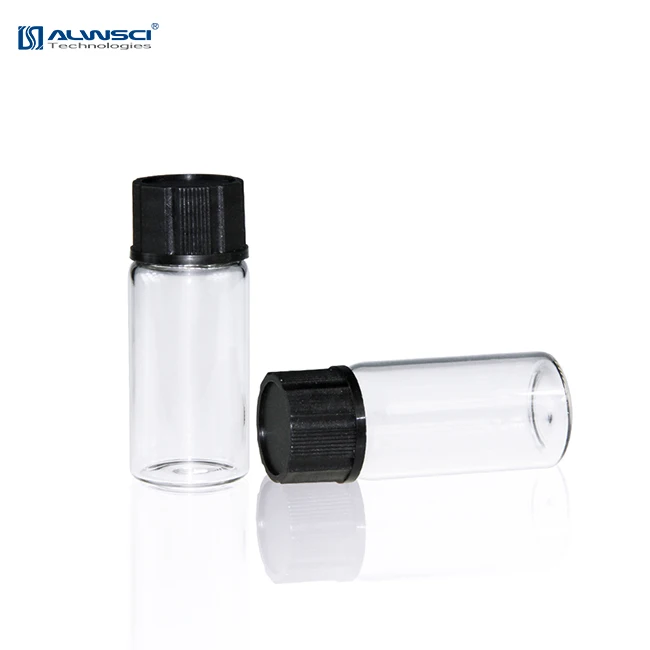 10ml Clear Glass Sample Vial with 18-400 Screw Cap for Laboratory ...