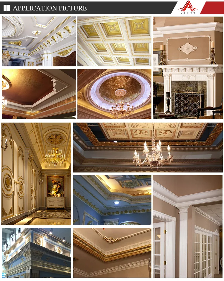 Plain Ceiling Cornices Moulding - Durable Polyurethane