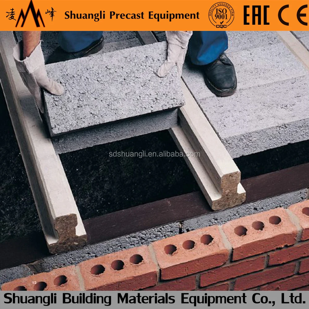Precast Concrete Lintel Making Machine. Beam Block Machine. Post ...