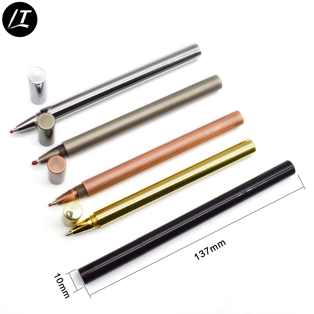 No Clip Brass Pen,Brushed Copper Metal Roller Pen - Buy Brass Pen,No ...