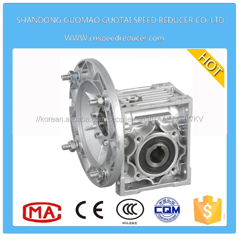 입력 Nmrv 알루미늄 합금 전기 모터 웜 감속기 플랜지 Buy 알루미늄 합금 전기 모터 웜 감속기 Product On