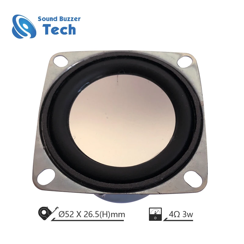 2 Inch Audio Speaker Driver 52mm 4ohm 3w With Mounting Hole - Buy 2 ...