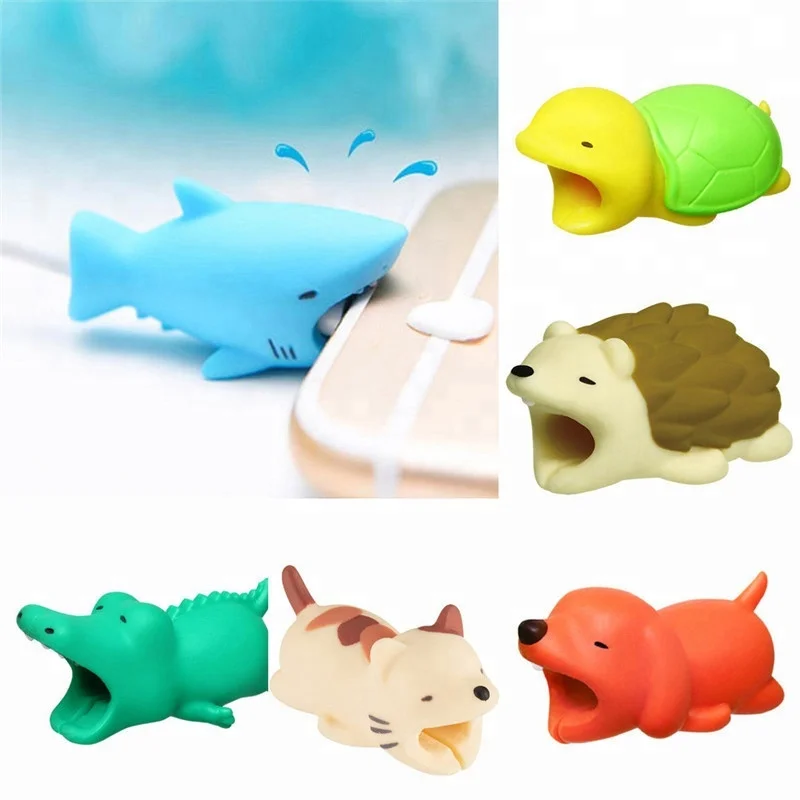 Cute Cable Protector Cable Saver Animal Bite Charging Cord Protector ...