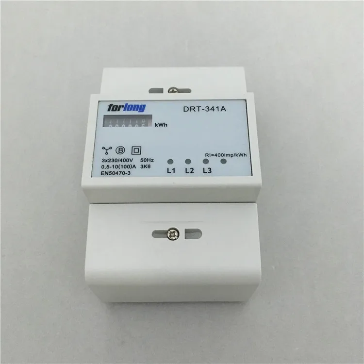 Forlong Drt-341a Three Phase And Analog Display 0-999999.99 Kwh Power ...