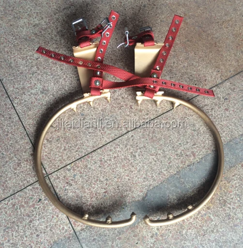 Wooden Pole Climbers/climbing Irons - Buy Iron Spikes,Wood Pole Climber ...