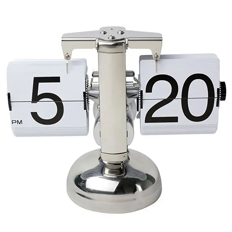 Zogifts Auto Flip Alarm Clock - Retro & Functional Gift