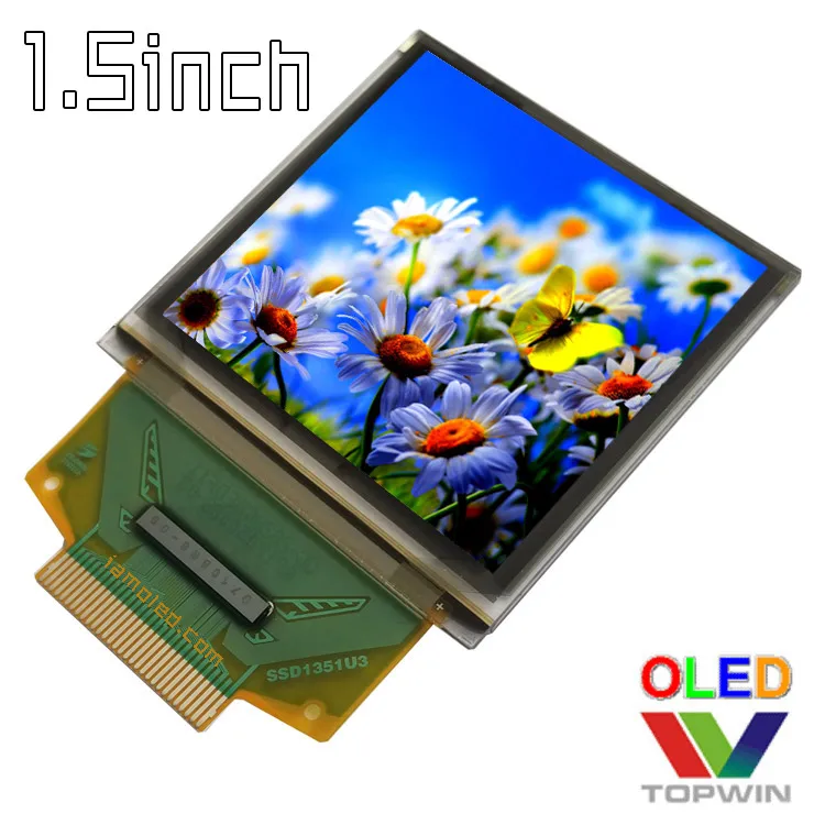 Best Quality 1.5" OLED Screen - 128x128 Pixels Colorful Display