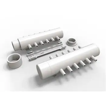 Blanco De Plástico De Pvc Colector De Agua 12 Tomas Aire Colector ...