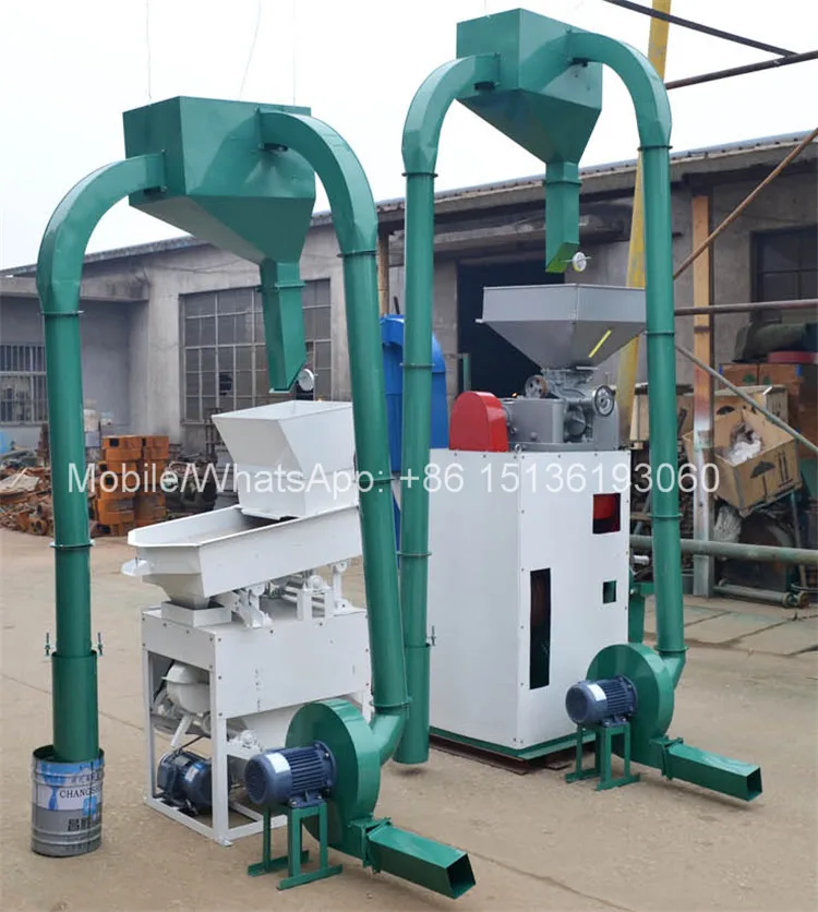 Grain Paddy rice husk grinding machine /rice polisher rice mill ...