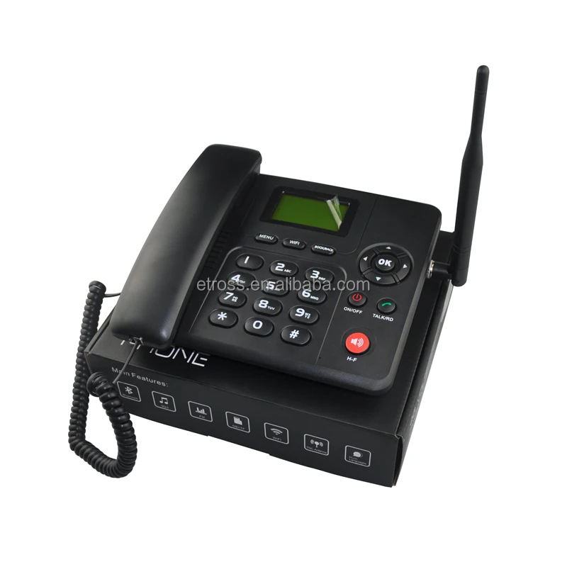 4G LTE Fixed Wireless Desktop Phone with Wifi Hotspot/sim