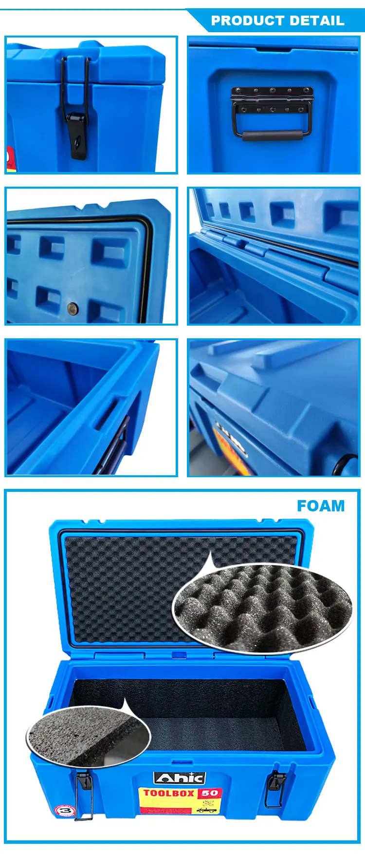 Rotomolded Tool Box - Durable & Waterproof Storage