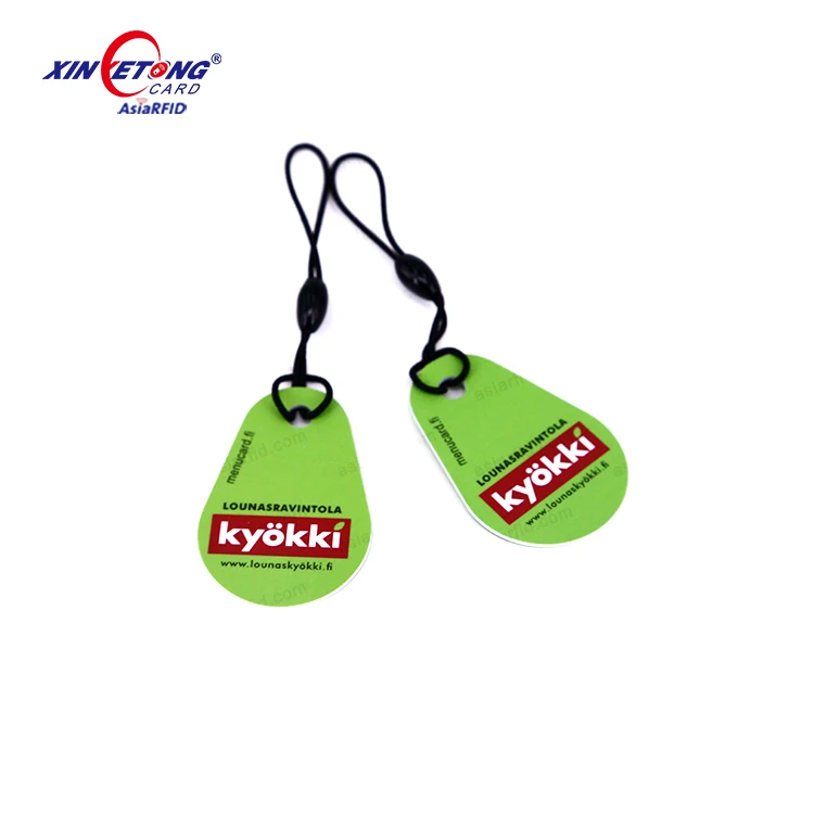 Small Nfc Pvc Mini Key Shaped Business Card Rfid Keychain Card - Buy ...