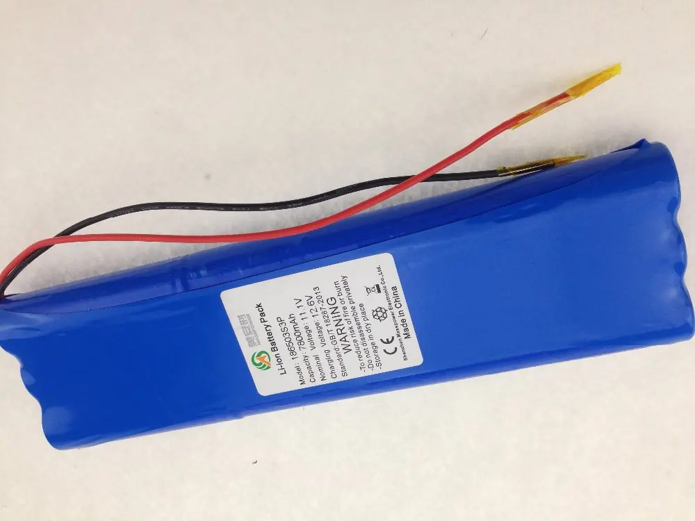 3s3p 18650 Li Ion 11.1v/12v 7800 Mah Battery Pack - 500-1000 Cycles