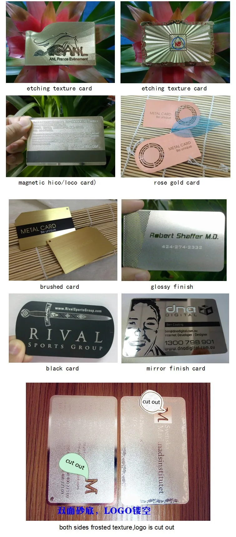 Luxury Metal Nfc Card Rfid Card Laser Printing 13.56mhz Ntag213 Gold ...