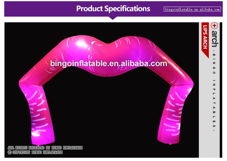 Custom Inflatable Wedding Arch Backdrop Decoration Archway Inflatable ...