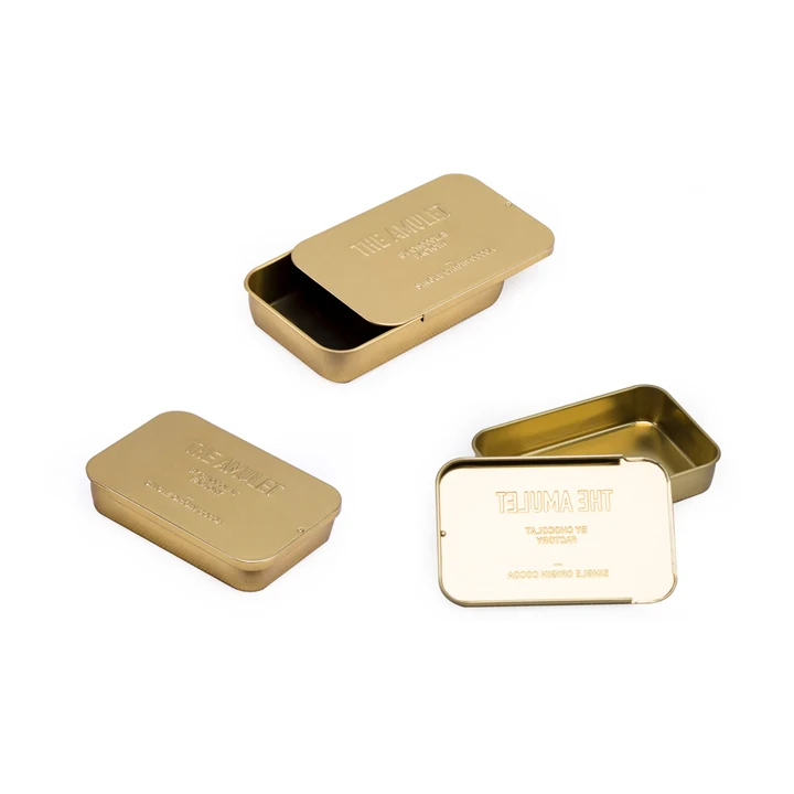 Small Rectangular Shape Slide Lid Metal Tin Package Mini Gift Tinbox ...