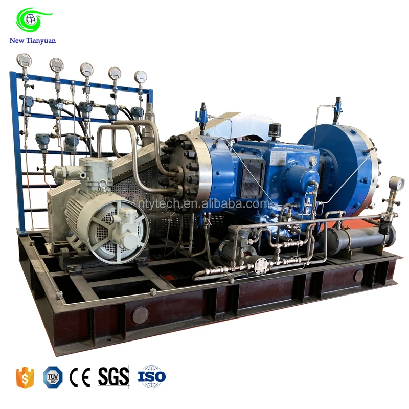 GD Type Diaphragm Compressor for High Pressure Gas Boosting