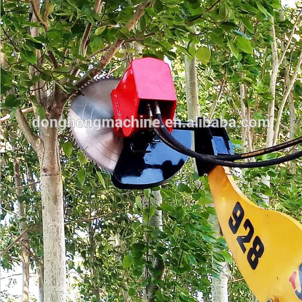 Kinger Hydraulic Saw Head Tree Branch Cutter For Excavator - Buy ...