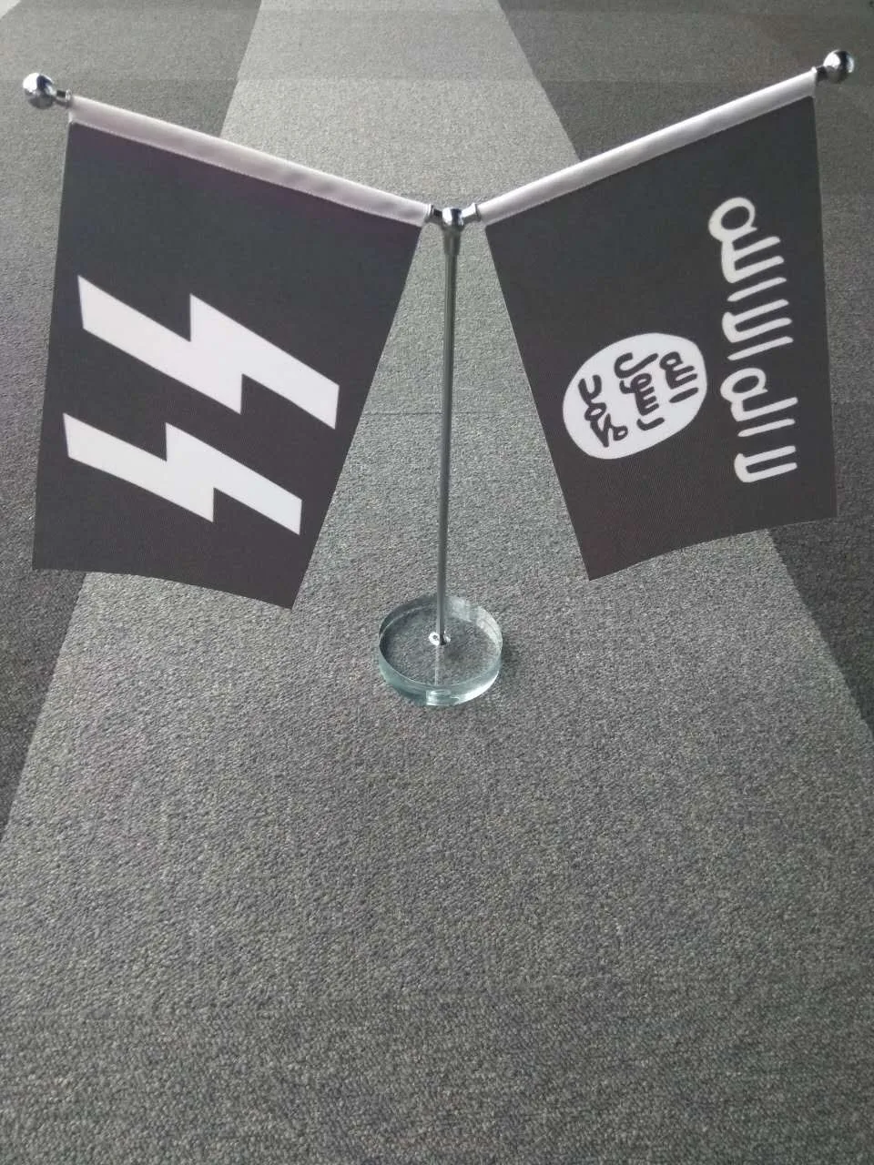 Stand Flag For Table Top Flags Bases Desk Flag With Metal Pole And Base ...