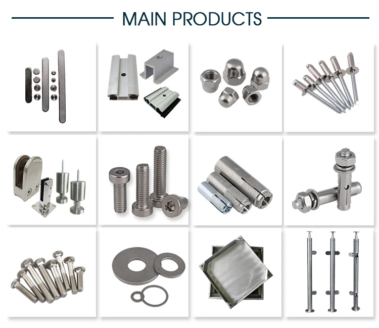 304 Stainless Steel Square Glass Spigots Pool Fence Spigot Clamp Home ...