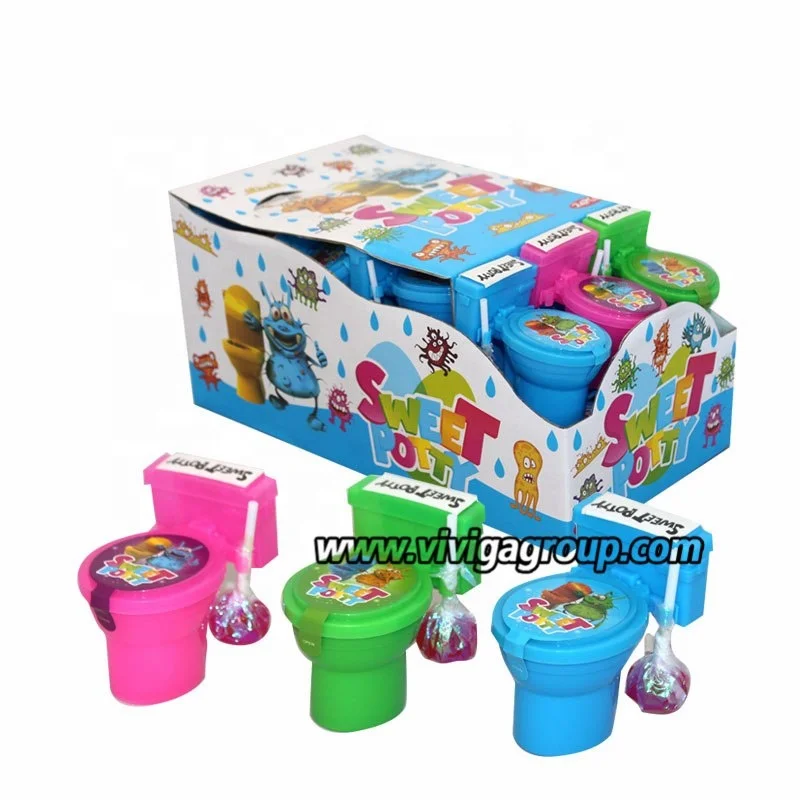 Fancy Toys Toilet Lollipop Candy With Fruit Sour Powder - Buy Candy ...