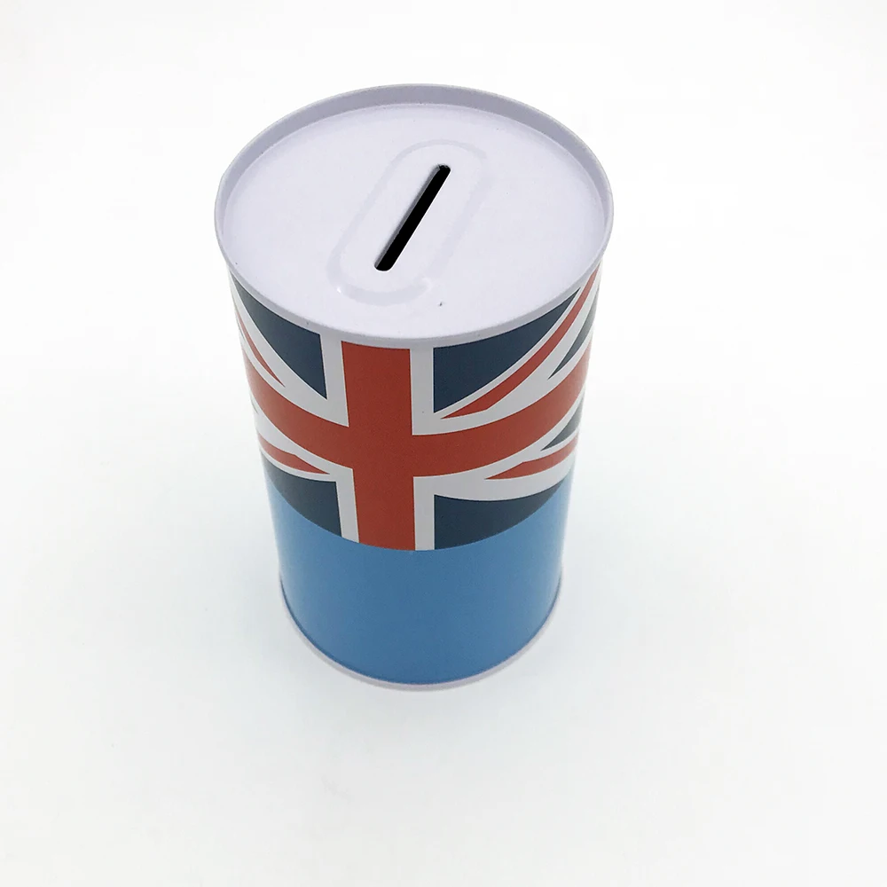 Disposable round money tin box recyclable tin coin bank| Alibaba.com