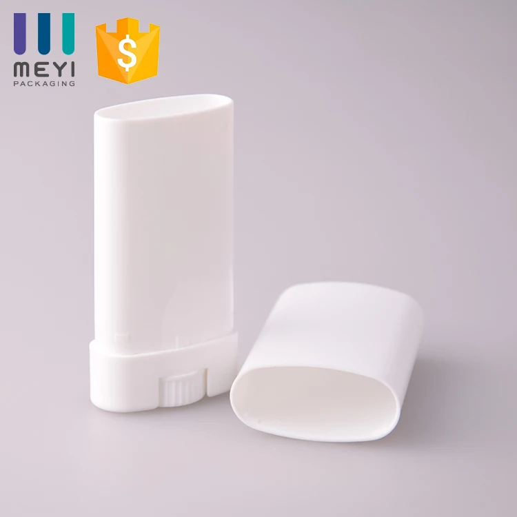 15ml Plastic Twist Up Deodorant Container Flat Gel Stick Deodorant ...