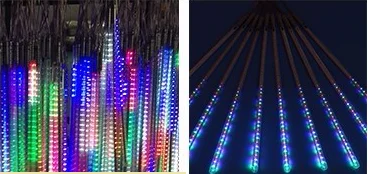 Outdoor Christmas Reindeer Rain Led Mini Snowfall Light Tubes Lighted ...