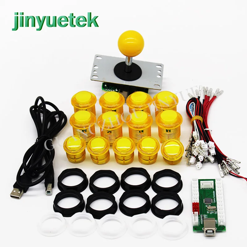 Jinyuetek pac man game stick miniature usb multi arcade joystick