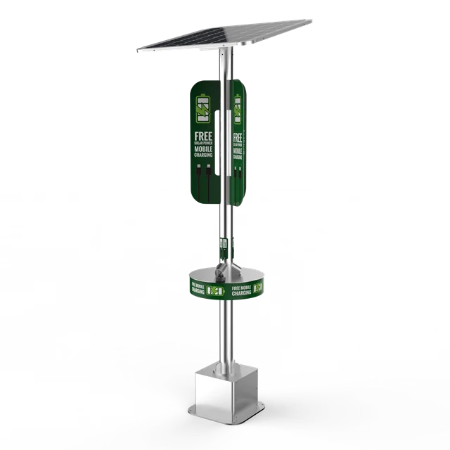 PHOEBUS Solar Mobile Charging Kiosk perfect for park, public area ...