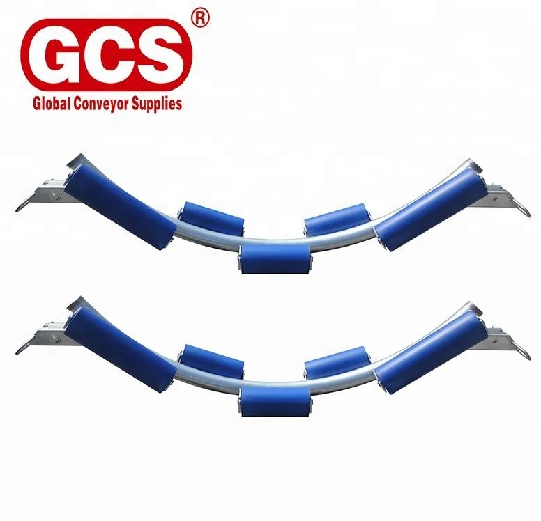 China Belt Conveyor Flat Return Idler Heavy Duty Casters Roller - Buy ...