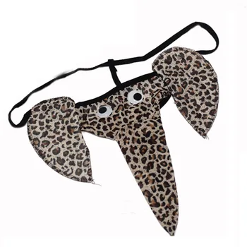 Mens Sexy Lingerie Olifant G-string Ondergoed Broek Mannelijke T-back ...