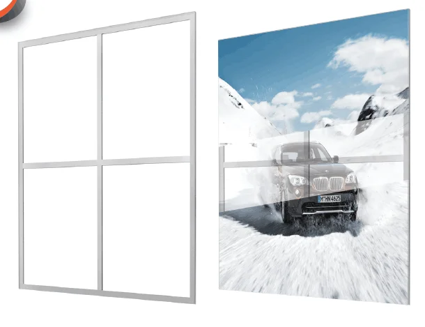 ADMAX High Quality Double Sided SEG Fabric LED Light Box Custom Printed ...