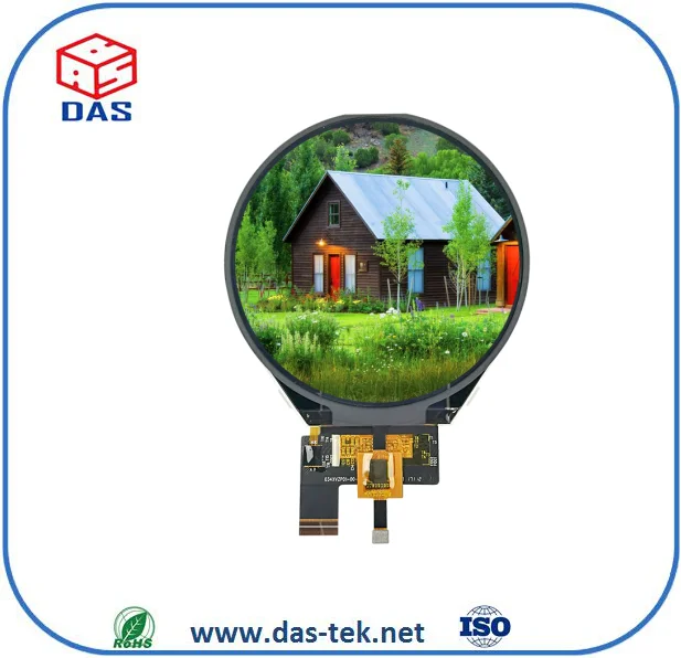 2.1 Inch 320x320 Resolution Pc Connection Circular Round Lcd Display ...