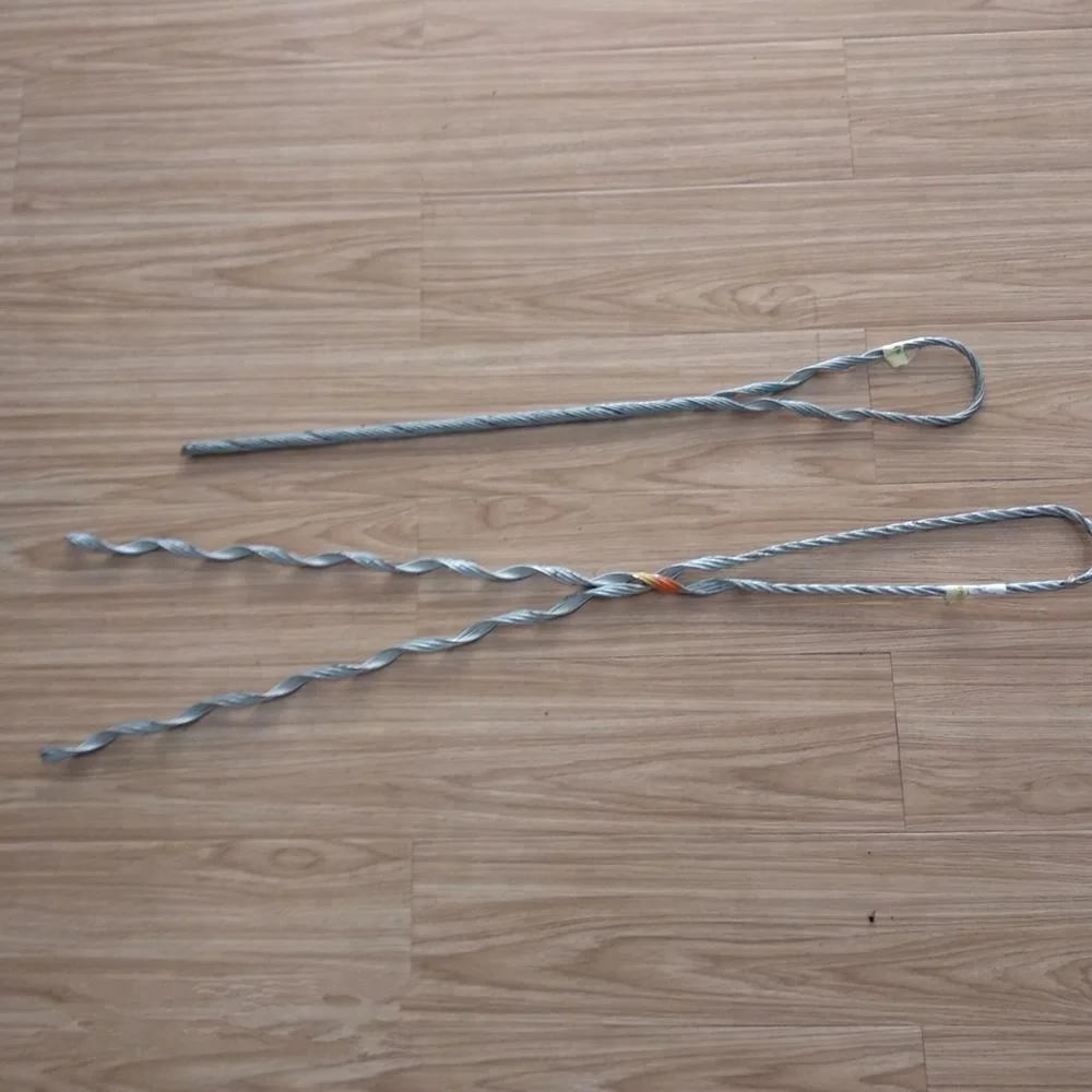 Galvanized Steel Preformed Guy Grip/preformed Brace Grip 5/16" 3/8" 1/2 ...