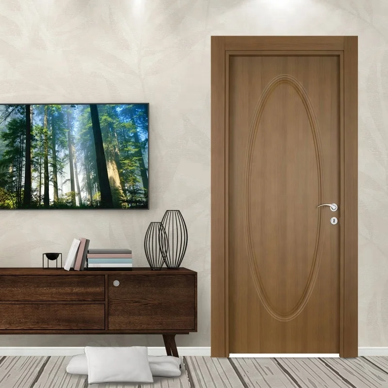 Solid Wooden Door Pvc Wpc Latest Designs Interior Room Mdf Main Doors ...