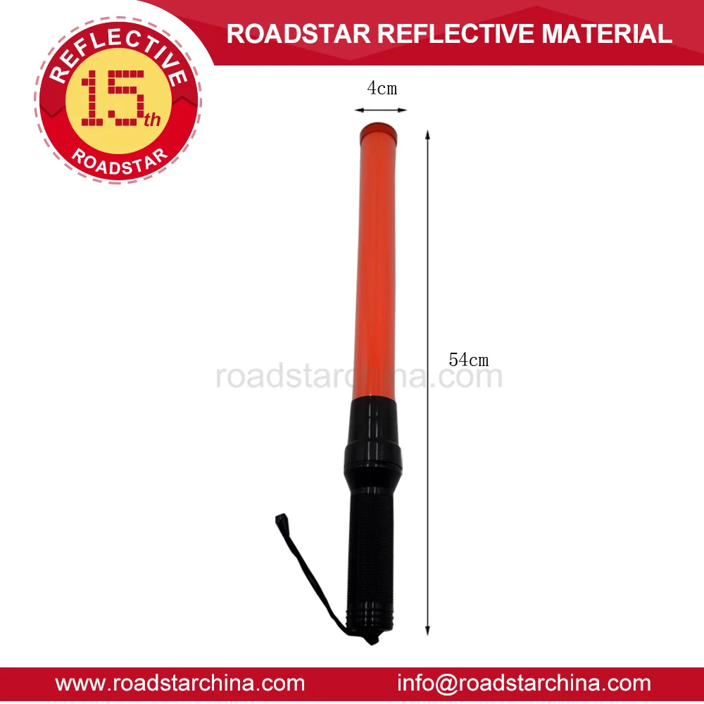 Outdoor safety traffic signal control warning LED traffic baton ...