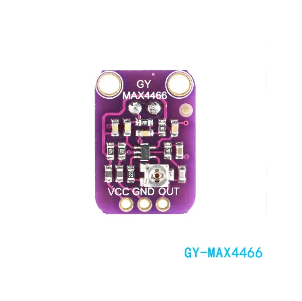 MAX4466 Sensor Module - Adjustable Gain Microphone Amplifier