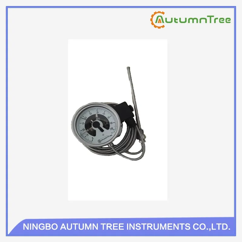 1% Capillary Industrial Inductive Electric Contact Thermometer Gas ...