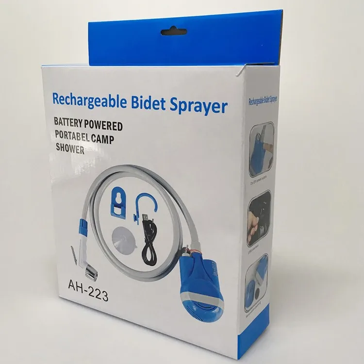 Waterproof Handheld Battery Powered Shower - Turns Water From Bucket ...