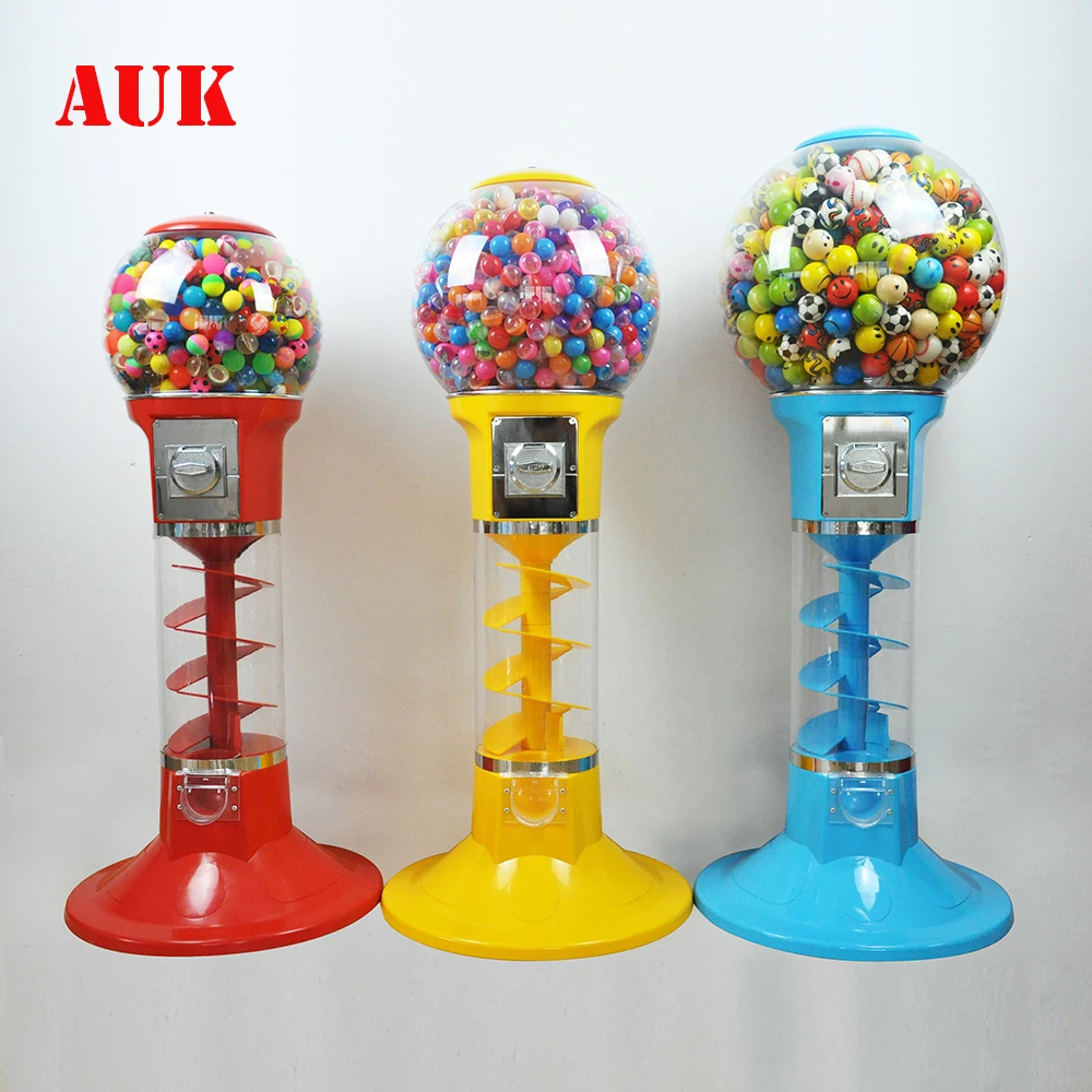 Capsule Toys Gum Gumball Candy Bouncy Ball Spiral Vending Machine ...