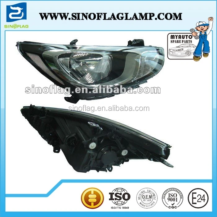 Hot Sale Head Light Auto Parts For Hyundai Accent Verna 2011-2014 - Buy ...