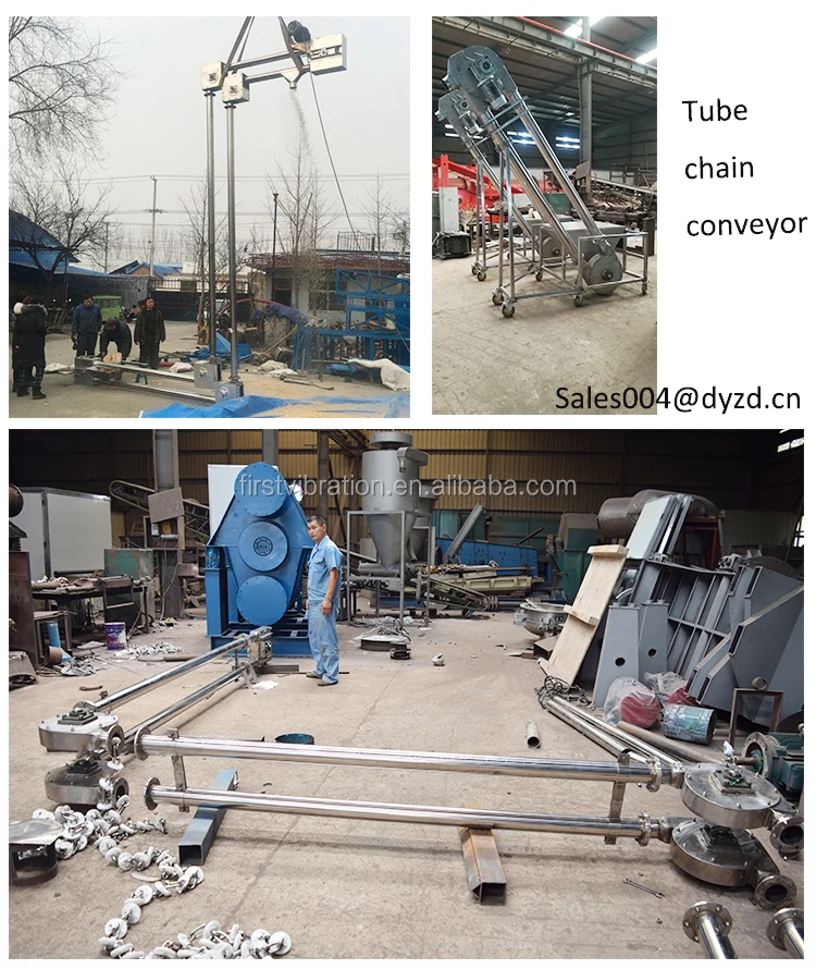 Enclosed Chain Disc Conveyor Tube Conveyor for Sale