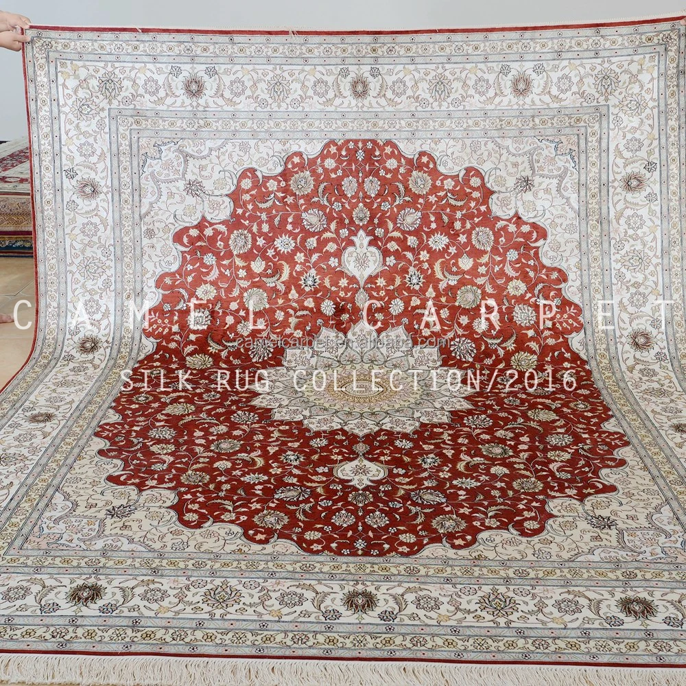 traditional silk rug red beige handmade pakistan carpet| Alibaba.com