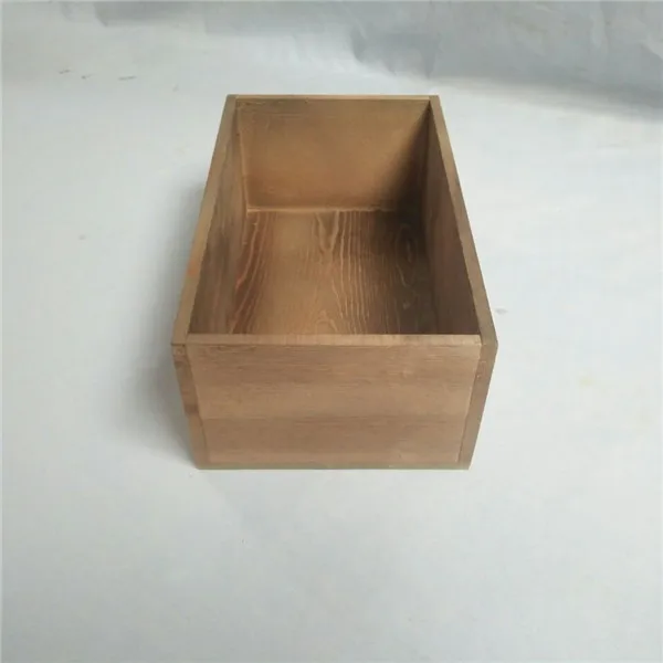 Natural Pine Square Box for Gift Wrapping & Custom Gift Box
