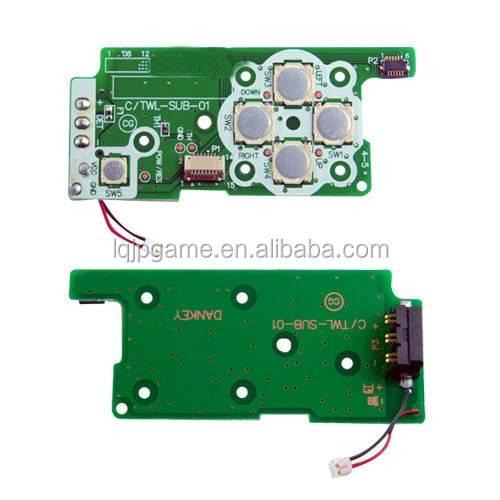 Replacement power F1 F2 fuse ABXY button PCB board for Nintendo DSi for ...