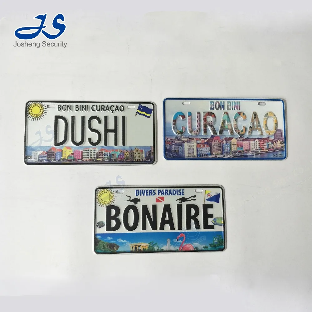 Curacao Customized Aluminum Car License Plates | OEM Sublimation Blank ...