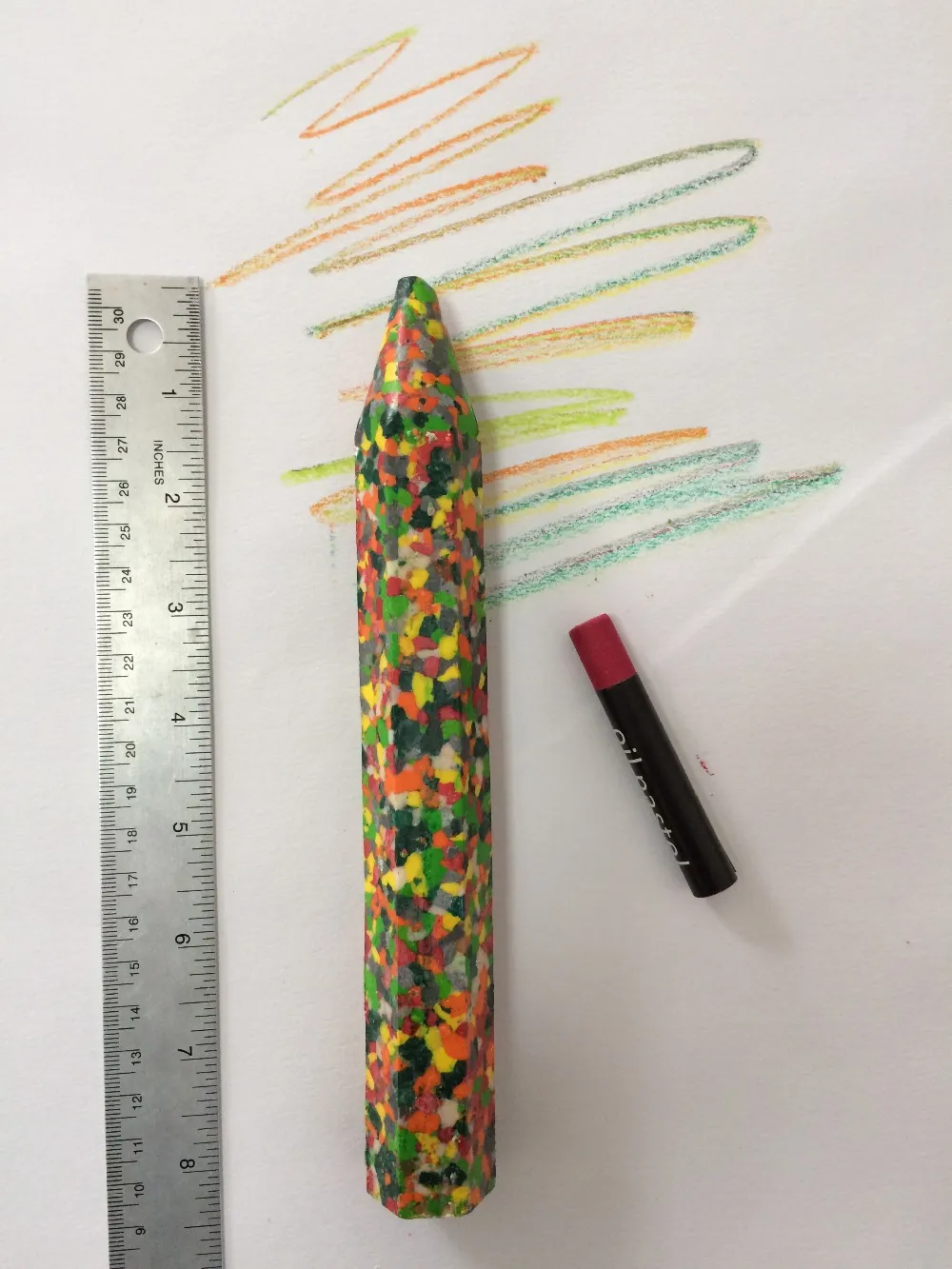 Giant Rainbow Crayons - Mixed Colors for Kids' Creativity