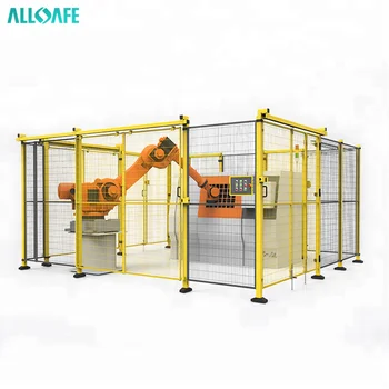 Robot and machine guard fencing industrial workshop safety fence, View ...