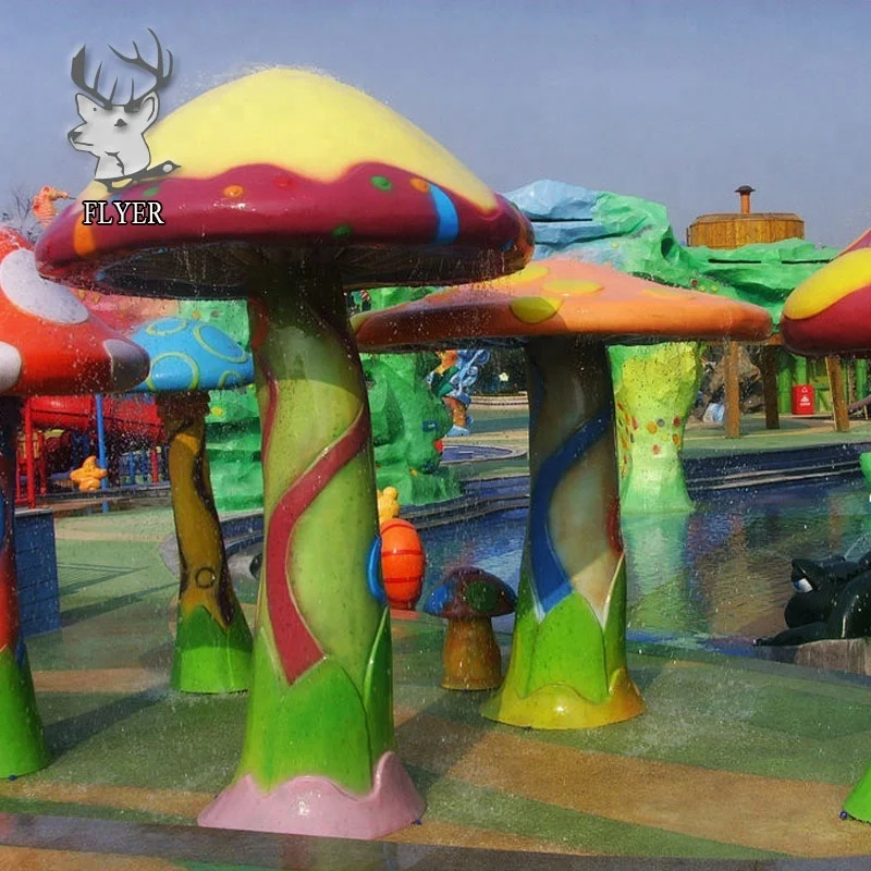 Outdoor Amusement Park Decoration - Large Mushroom Statue